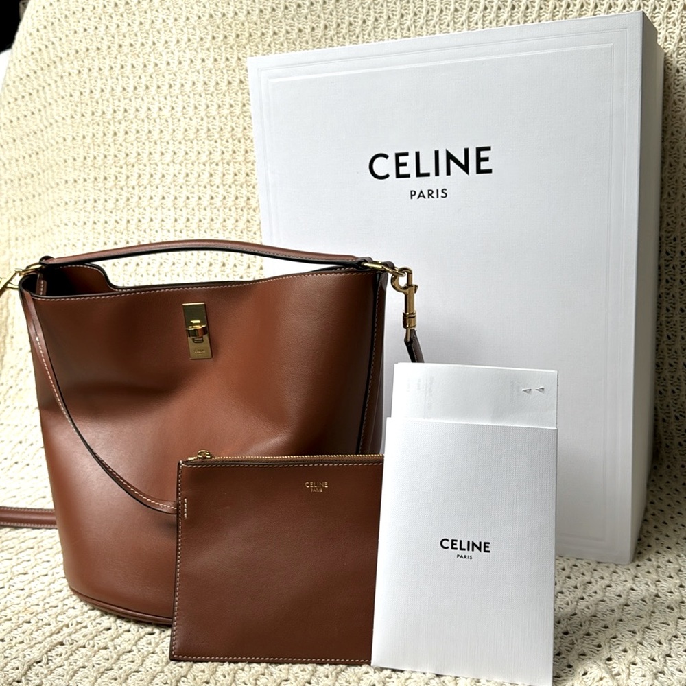 Celine Bucket 16 Bag In Smooth Calfskin (Excellent Co… - Gem